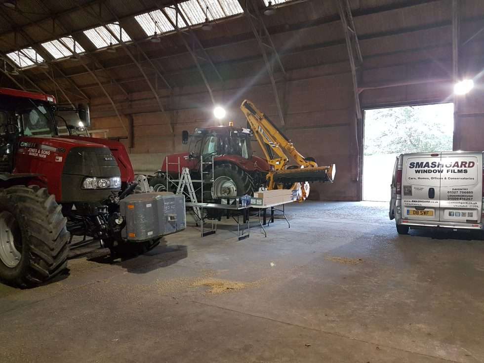Tractor Security Window Film | Agricultural Machinery Safety