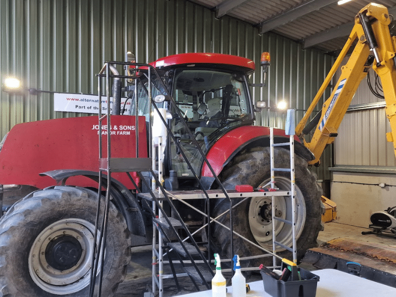 Tractor Security Window Film | Agricultural Machinery Safety